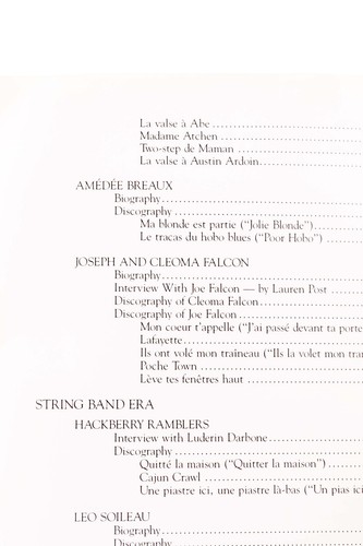 Cajun Music A Reflection Of A People 1984 Vol. 1 Louisiana Acadian ...