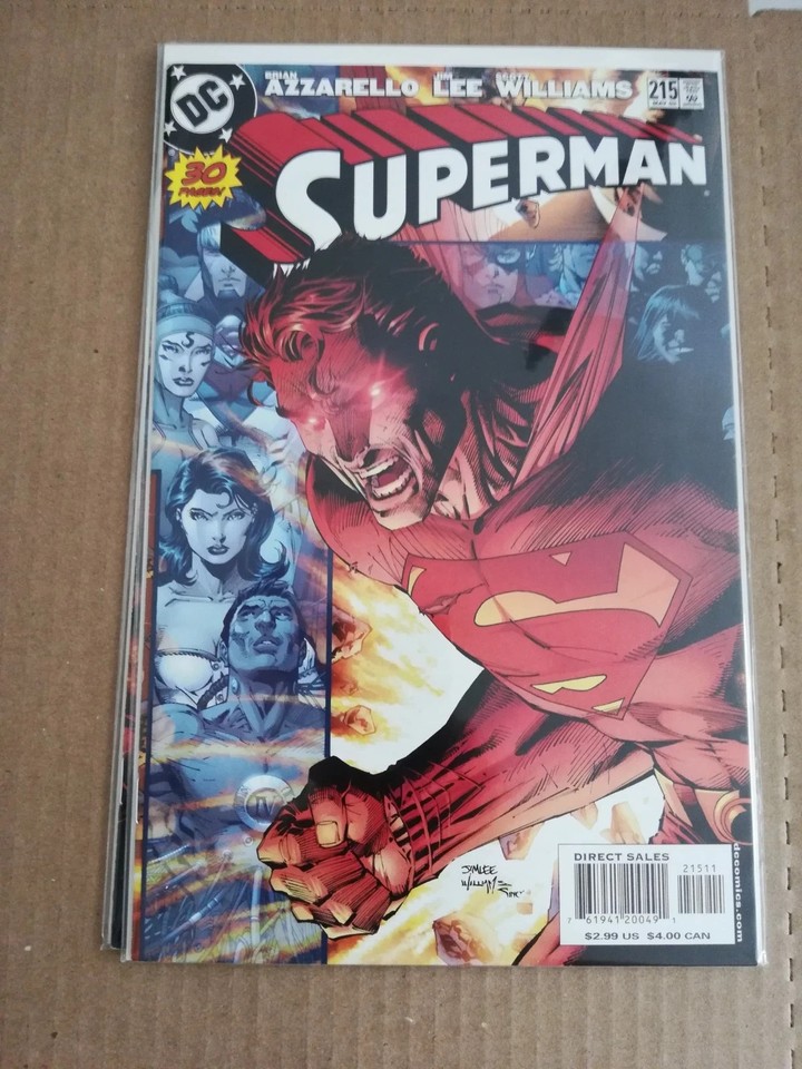 SUPERMAN #203-215 Entire Jim Lee plus 215 variant and 203 preview DC ...