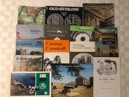 14 Booklets & Guide Books England Sark Cotswalds York Old Stirling ...