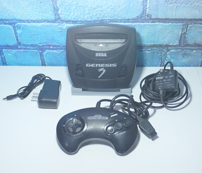 SEGA Genesis Model III 3 MK-1461 Console with RF Wire, Power Cord ...