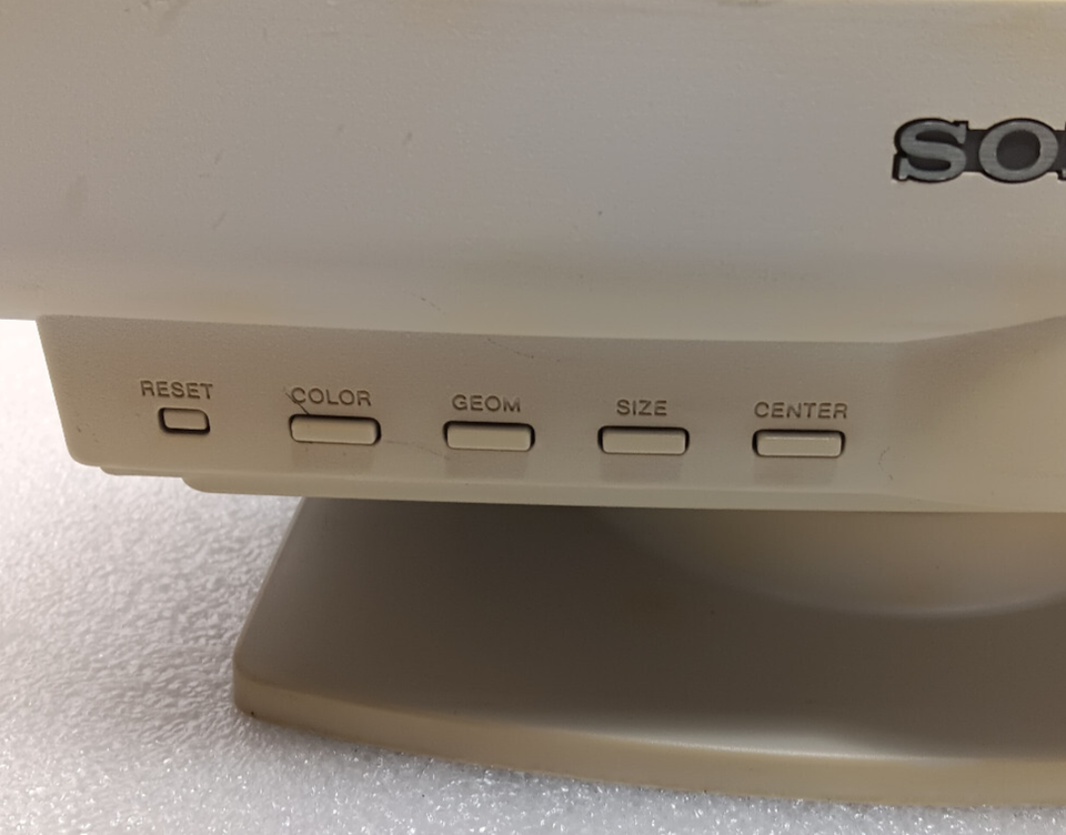 Sony Trinitron Multiscan CPD-100ES 14" VGA Color Computer CRT Retro ...