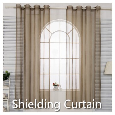 Faraday shielding light-transmitting curtain EMF & RF Protection 1 ...