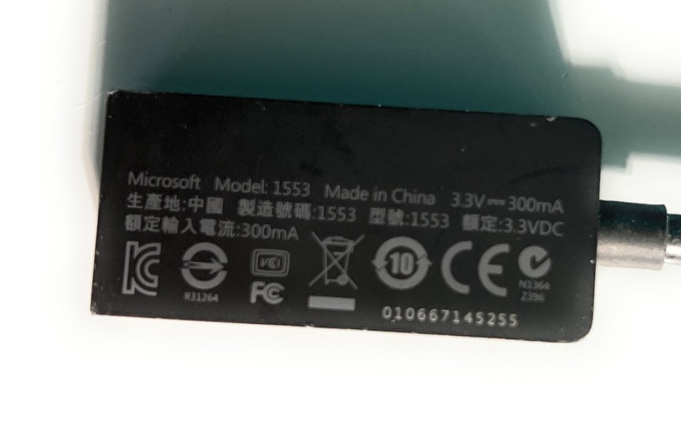 Microsoft Surface Mini DP Display Port to HDMI Adapter Cable Model 1553 ...