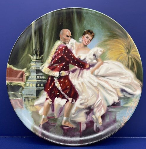 Collector Plate Yul Brynner Deborah Kerr Shall We Dance The King and I ...