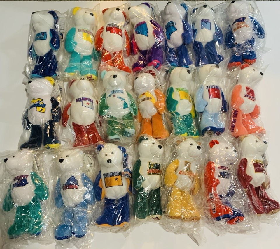 Limited Treasures Collectible State Quarter Coin Bears Complete Set 5 ...