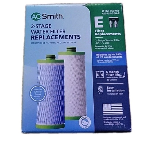 AO Smith Claryum Filter Replacement - 2 Pack - AO-US-200-R | eBay