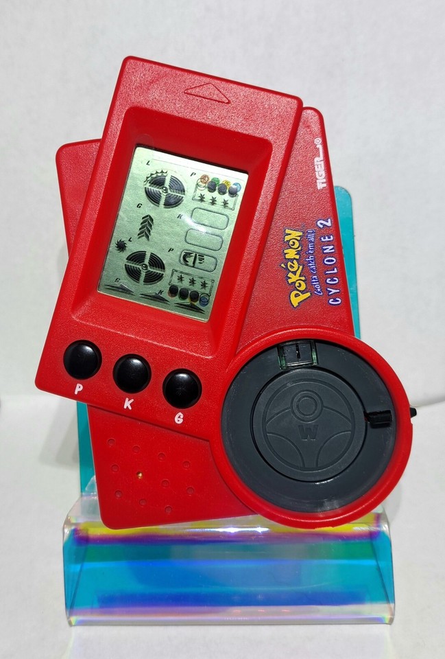 TOMY 1998 Pokemon Cyclone 2 Handheld Video Game VINTAGE Retro Battle ...