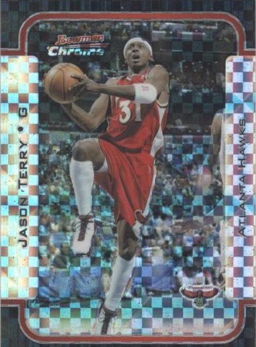 2003-04 Bowman Rookies & Stars - Jason Terry #68 Chrome X-Fractor /150 ...