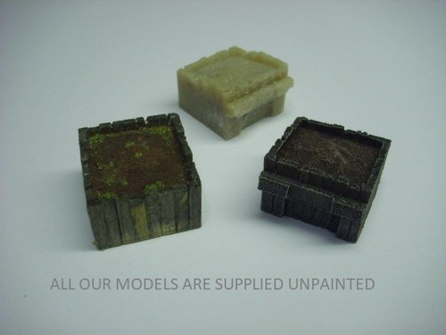 oo gauge 4mm model railway accessories Timber buffer stops x 3 017 ...