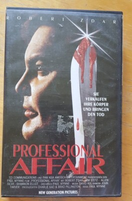 VHS - " Professional AFFAIR " (1995) - Robert Z'Dar - Kim Stetz | eBay