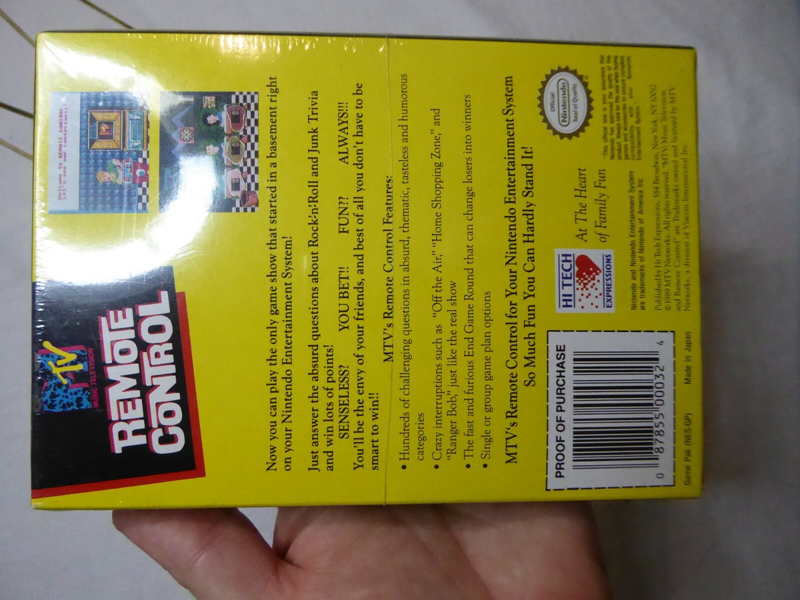 Remote Control (Nintendo Entertainment System, 1990) for sale online | eBay