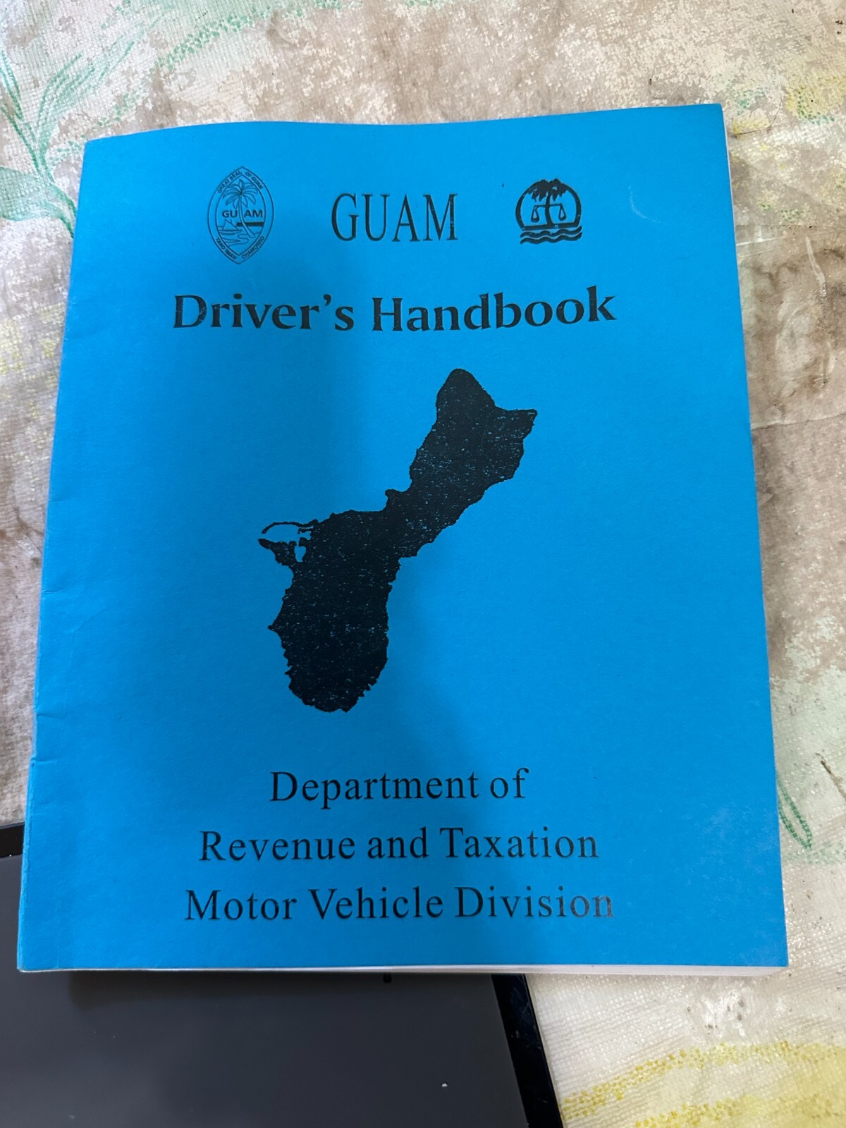 Guam Driver's License Handbook Study Book Dept. of R&T Motor Vehicle ...