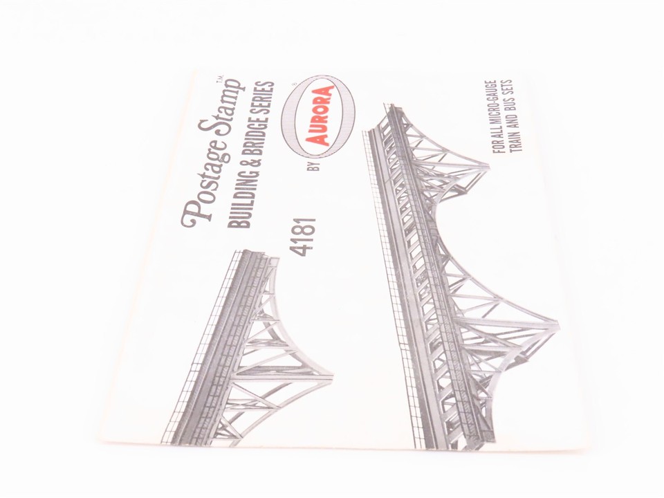 N 1/160 Scale Aurora Postage Stamp Kit #4181-200 Steel Arch Bridge | eBay