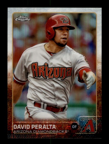 2015 Topps Chrome #45 David Peralta Arizona Diamondbacks | eBay