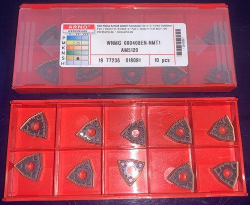 10 NEW ARNO INSERTS WNMG 080408EN-NMT1 AM5120. | eBay