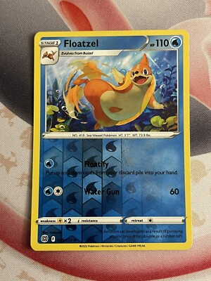 Pokémon TCG Floatzel Brilliant Stars 039/172 Reverse Holo Uncommon | eBay