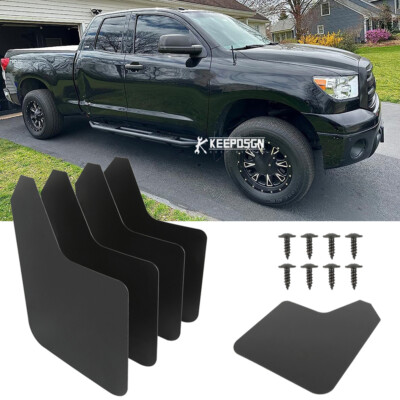 4 PCS Front & Rear Splash Guards Mud Flaps Mudguard For Toyota Tundra ...