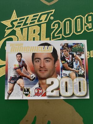 2011 Select NRL Champions 200 Game Case Card CC24 Anthony Minichiello ...