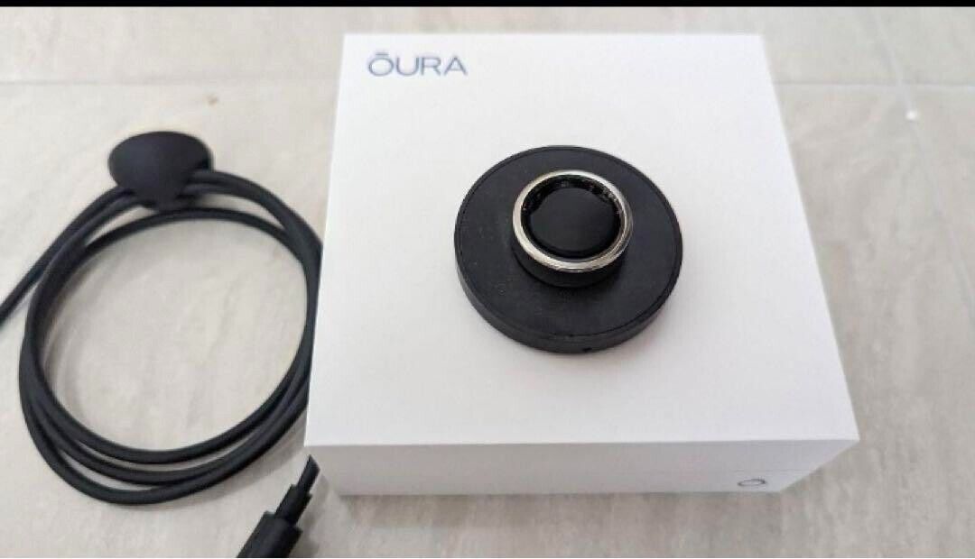 Used Oura Ring Heritage Gen 3 Silver Size US9 Smart Ring w Used Oura Ring Heritage Gen 3 Silver Size US9 Smart Ring w