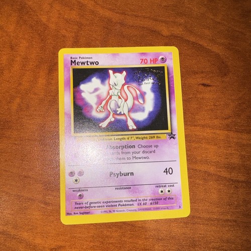 Pokémon TCG Mewtwo Wizards Black Star Promos 3 Regular Promo Promo | eBay