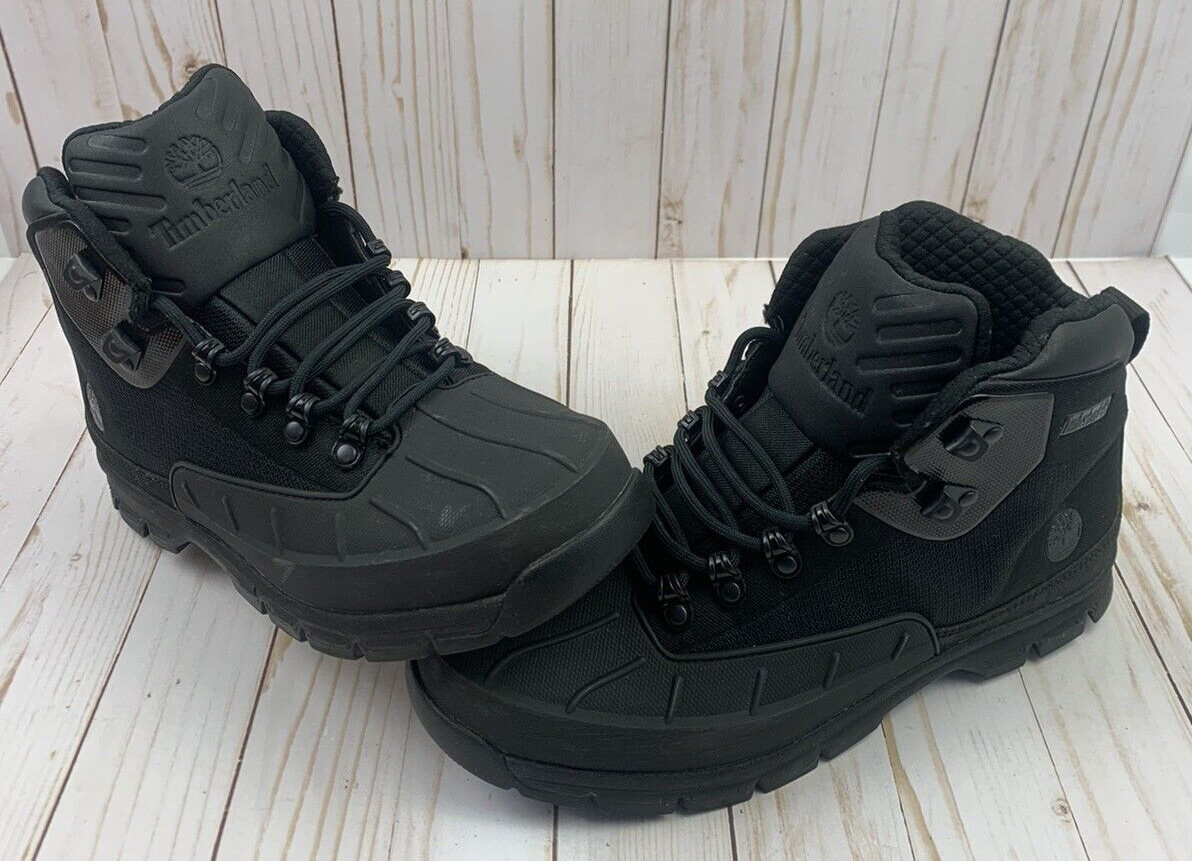 Timberland Euro Hiker Shell-Toe Jacquard Boot Black M… - Gem