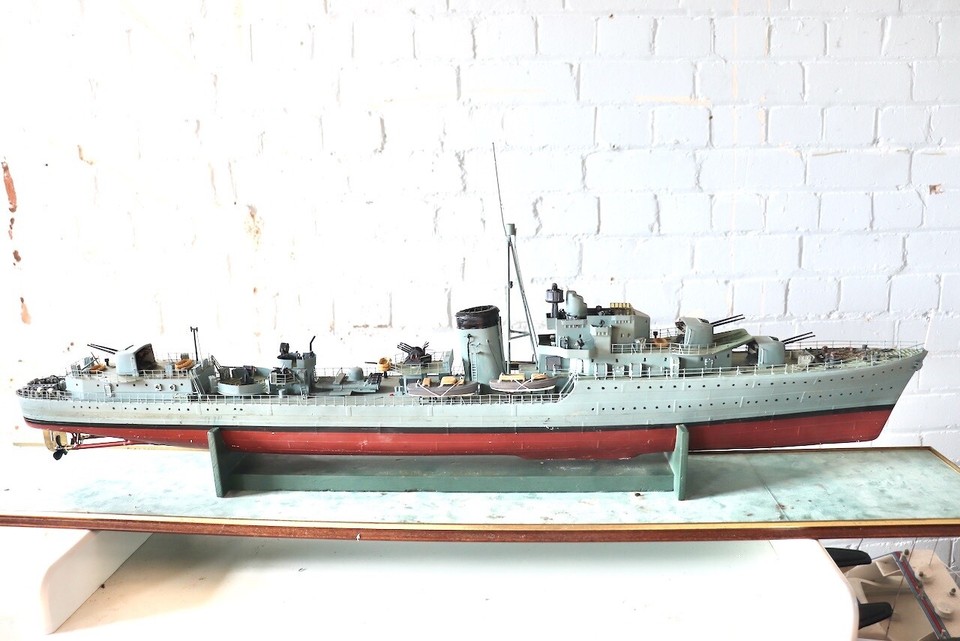 RADIO CONTROL MODEL SHIP HMS KELLY WWII K CLASS DESTROYER LORD ...