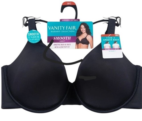 Vanity Fair 42DDD Radiant Collection Lightly Lined Smoothing Underwire ...