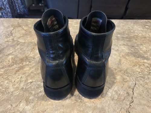 Red Wing 8137 11.5 D Moc Toe Used Black Heritage | eBay