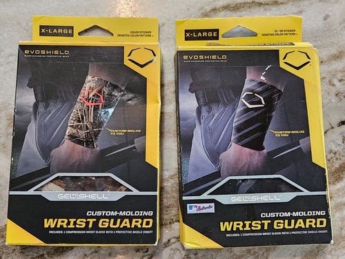 2 Packs EvoShield Gel to Shell Wrist Guards Baseball Softball XL - FREE ...