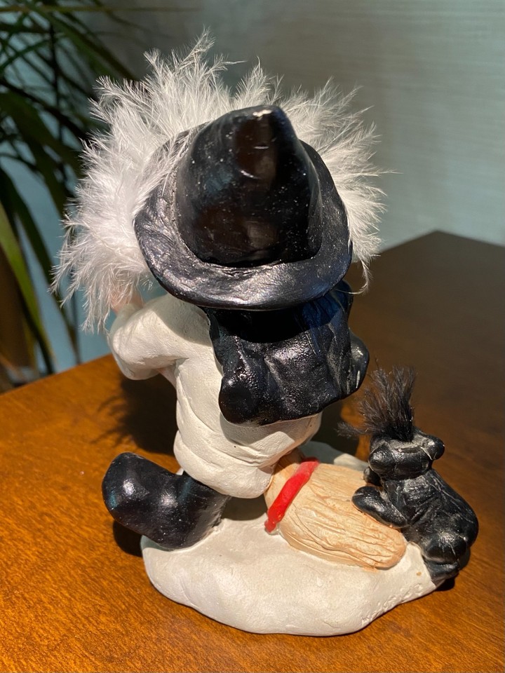 Dreamsicles Halloween Ghost Witch on Broom Black Cat Kristen '94 5 ...