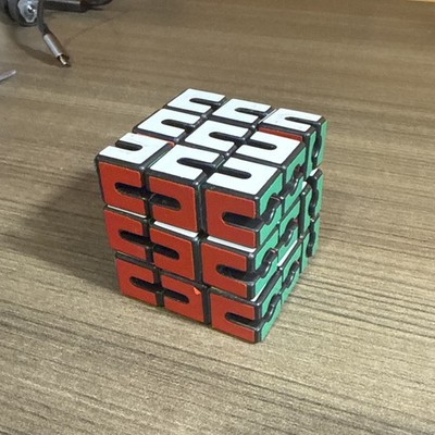 Vintage Kibble Cube Interlocking Cube String Snake Puzzle | eBay