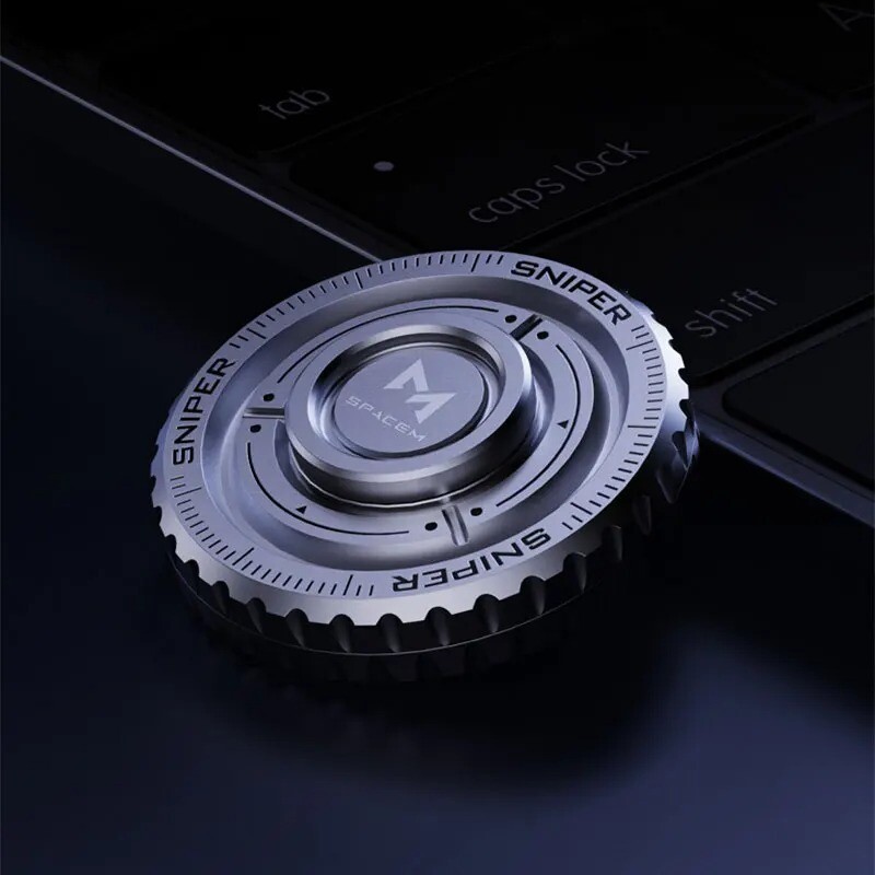 EDC Sniper Mechanical Ratchet Fidget Spinner Fidget Clicker Adult ...