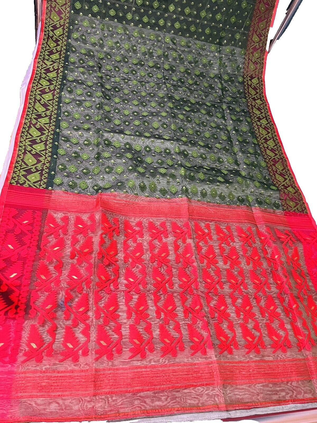 Jamdani Saree | eBay UK
