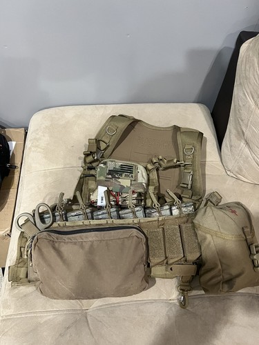 Blackhawk RRV Rhodesian Recon Enhanced Commando Chest Rig, Mag Pouches ...