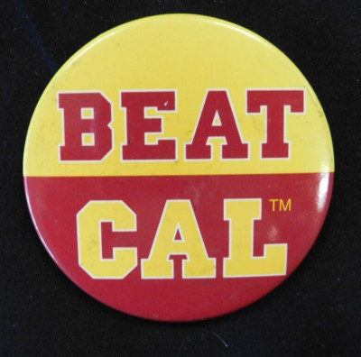 USC Trojans Beat Cal 2" Souvenir Button Pin - University Of Southern ...