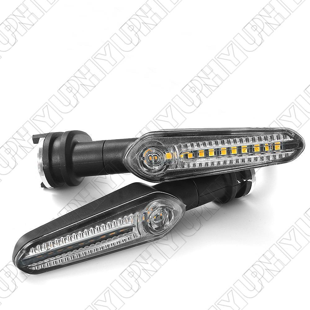 2x LED Sequential Dynamic Turn Signal Lights For YAMAHA MT07 Tracer 700 ...