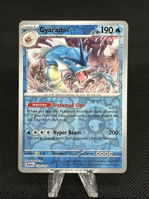 Gyarados [Reverse Holo] (LP) - Pokémon - Scarlet & Violet: 151 (130/165 ...