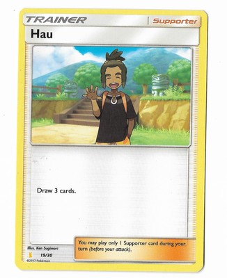 Pokémon TCG Hau Trainer Kit - Lycanroc & Alolan Raichu 19/30 Regular ...