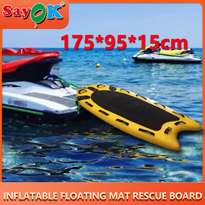 NEW Inflatable Water Floating Jet Ski Sled Board Professional Emergency ...