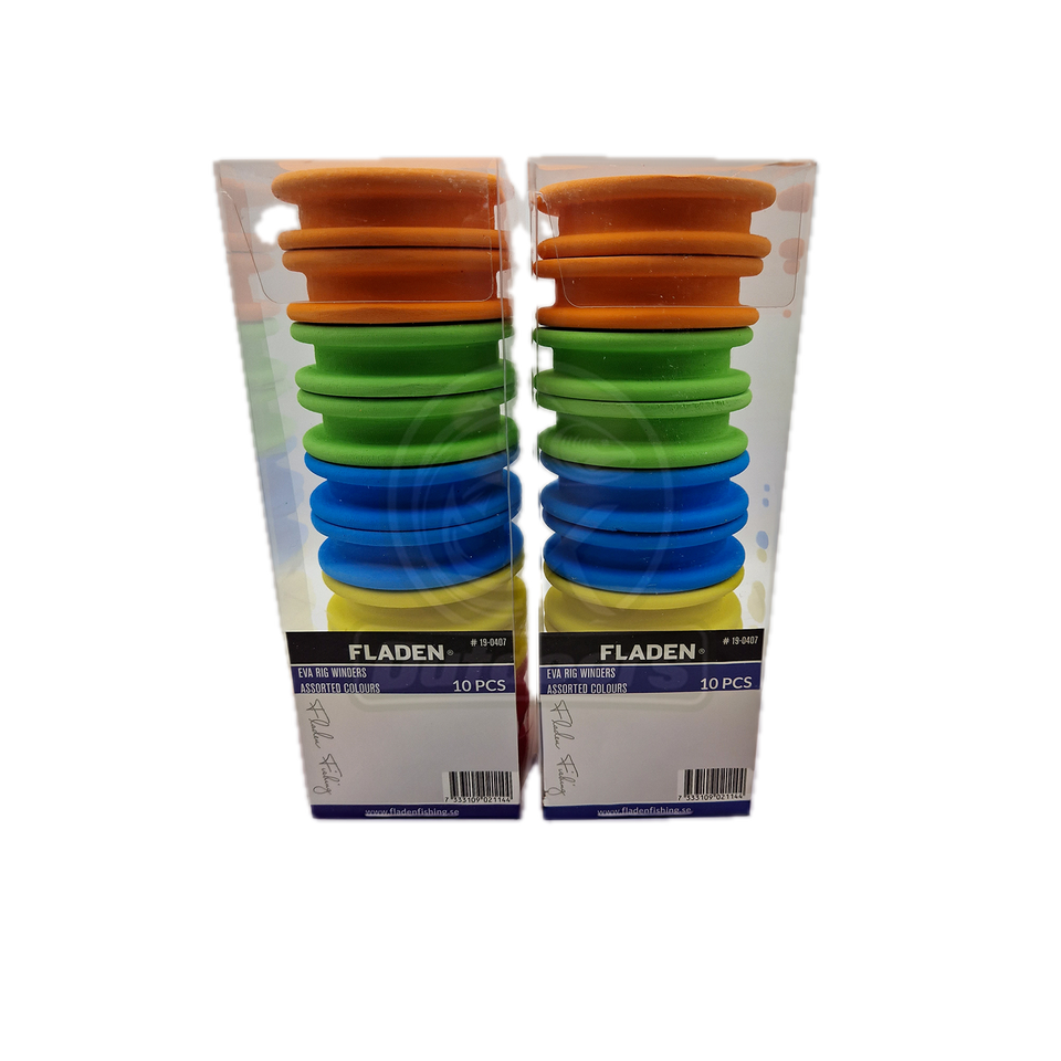 10x Fladen EVA Foam Rig Winders Carp Match Rigs Sea Fishing Tackle ...