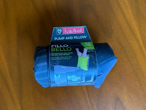 NEMO Fillo Bello Backpacking Pump, Pillow, and Drybag - New with ...