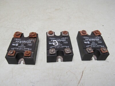 (3) Crydom D2410 Solid State Relay / 10 Amp, 240 Volt 30 Day WTY Free Shipping | eBay