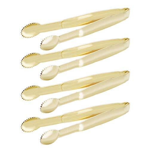 Mini Serving Tongs 5 Inches Appetizer Tongs Set Of 4 gold | eBay