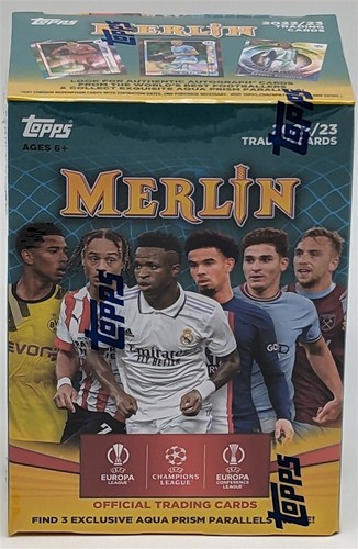 Topps 2022-23 Merlin Club Competitions Chrome Soccer Blaster - 32 Cards ...