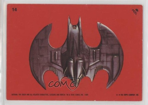 1989 Topps Batman Stickers Batwing #14 6e9 | eBay