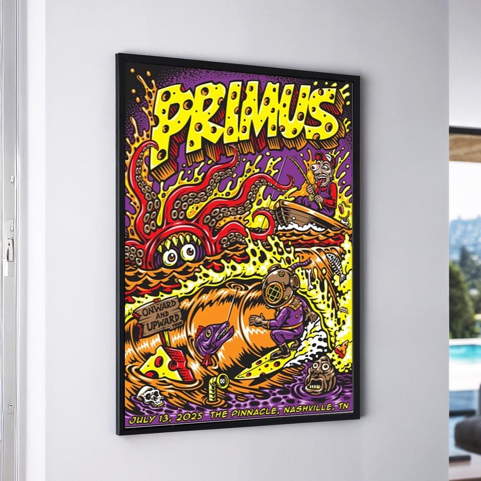 Primus Poster – The Pinnacle Nashville TN July 13 2025 Poster | eBay