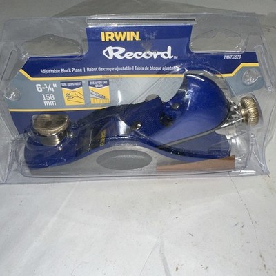 IRWIN Record - No.06 1/4 Block Plane - Iwht12920 | eBay