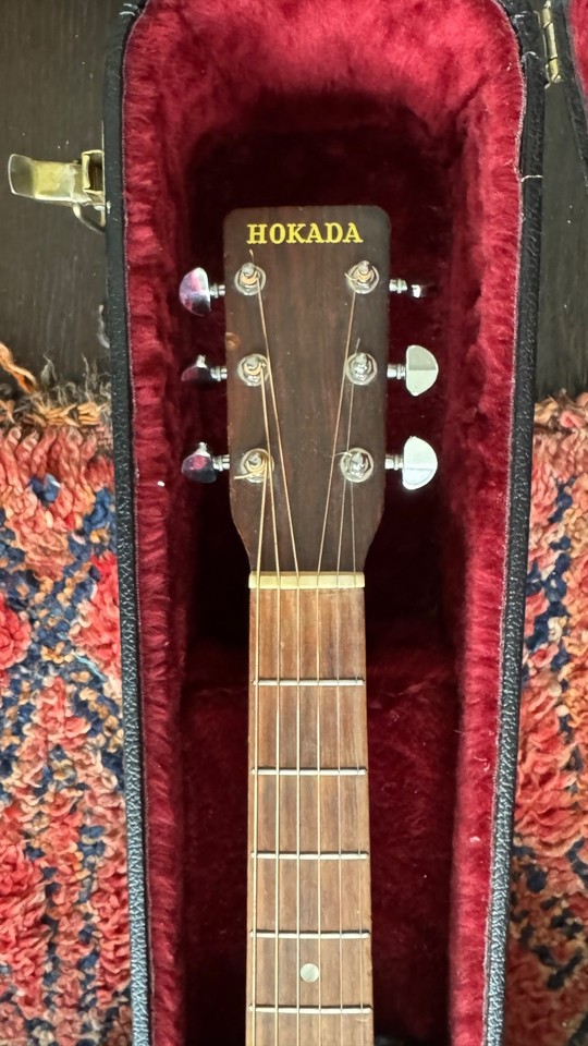 Vintage 1974 Hokada 3178 Acoustic Guitar - Japanese Martin D-28 Replica ...