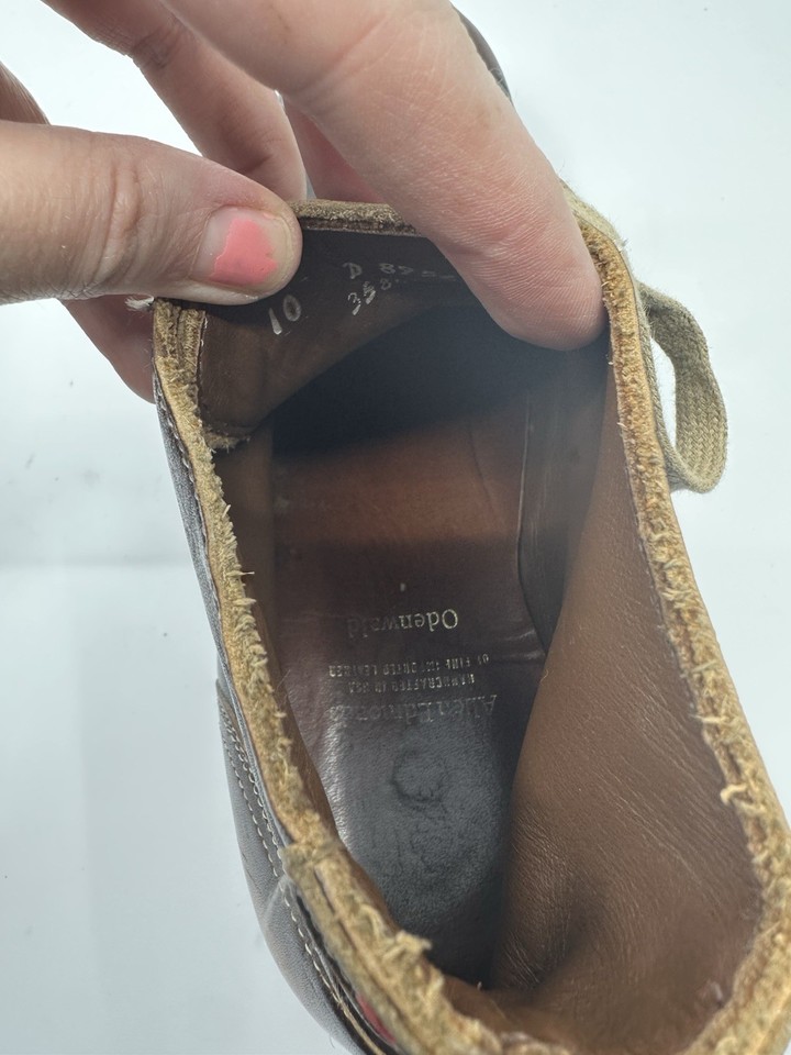 Allen Edmonds Boots Men SZ 10 D Brown Odenwald Leather Chukka Ankle ...