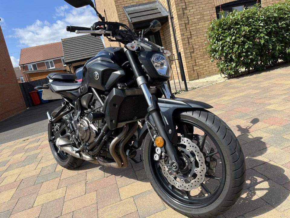 Yamaha MT07 2017 Black, Service History, Full Mot, Cover, Rear Seat ...